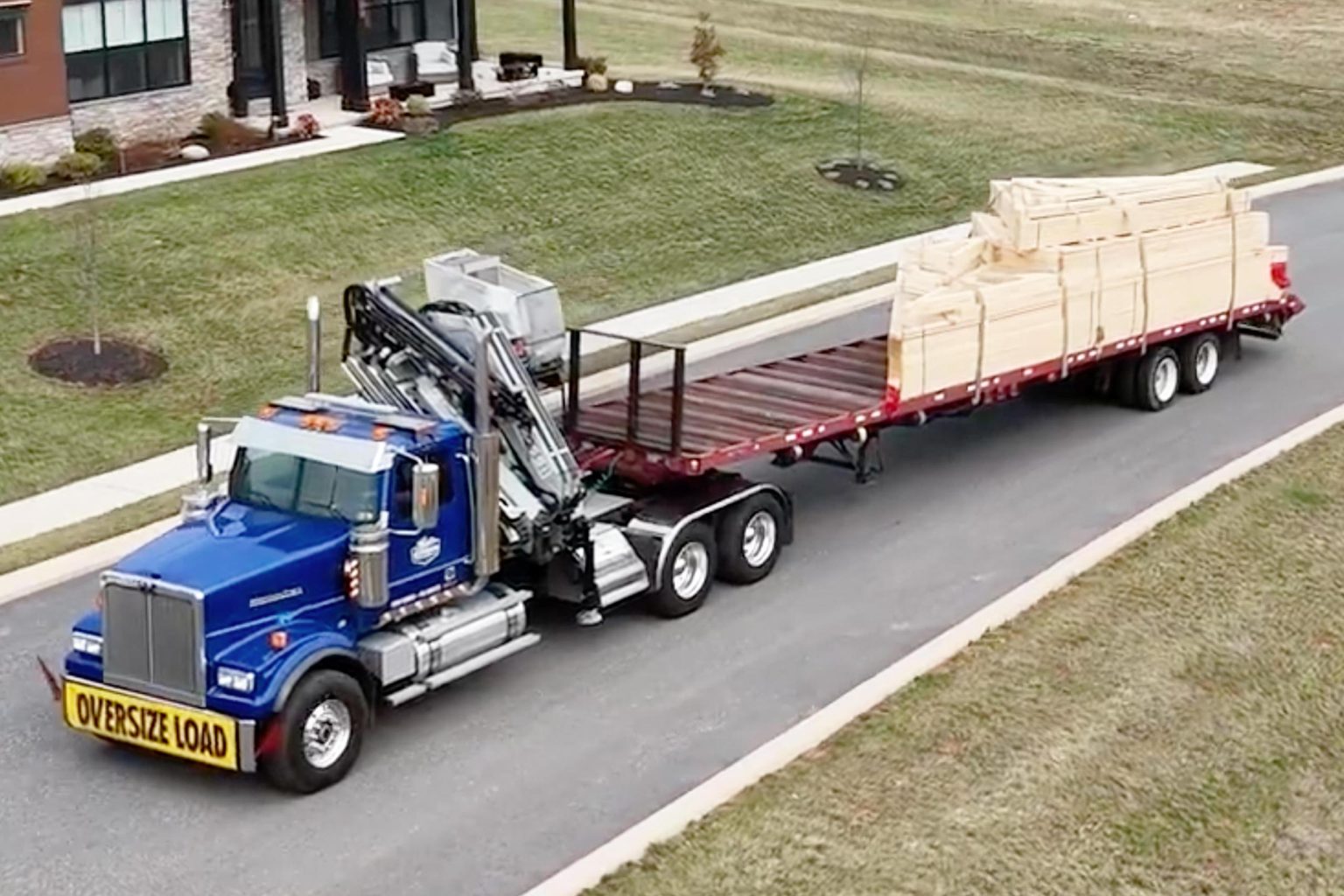 Truss Delivery & Crane Service – Superior Trusses